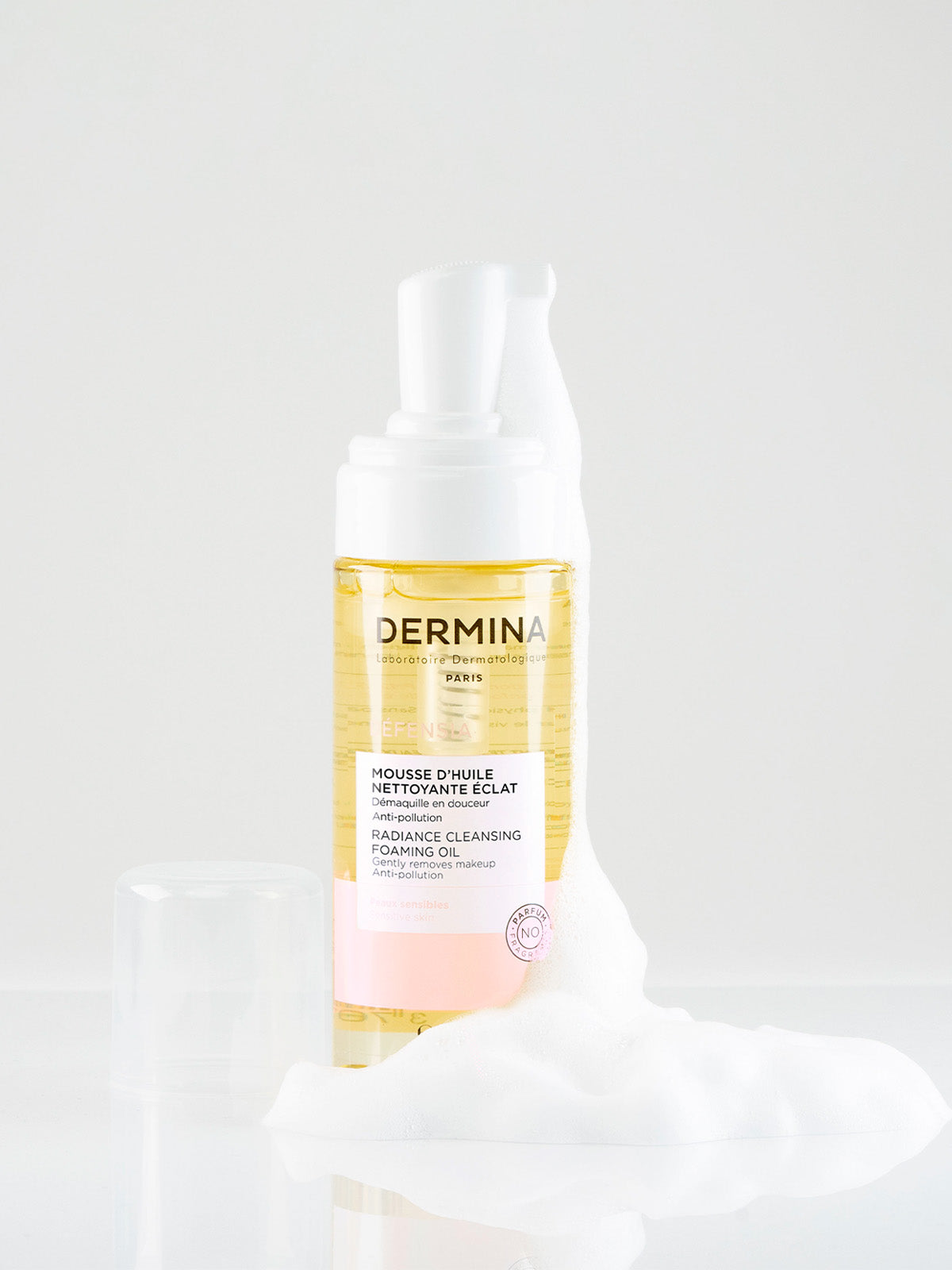 MOUSSE D'HUILE NETTOYANTE ÉCLAT - 150ml – Laboratoire Dermatologique ...